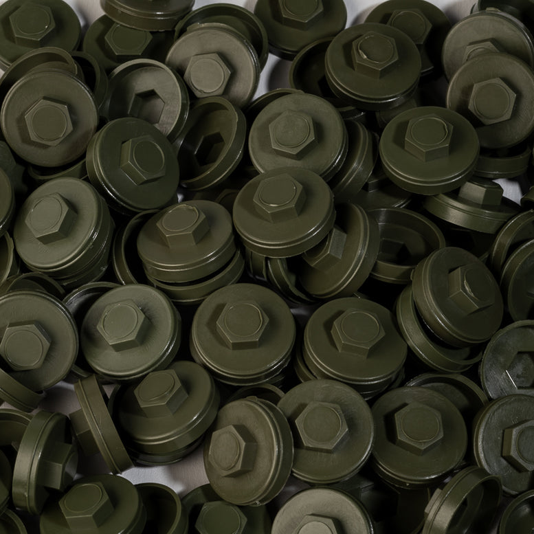 HC19 19mm colour cap (Pack of 100)