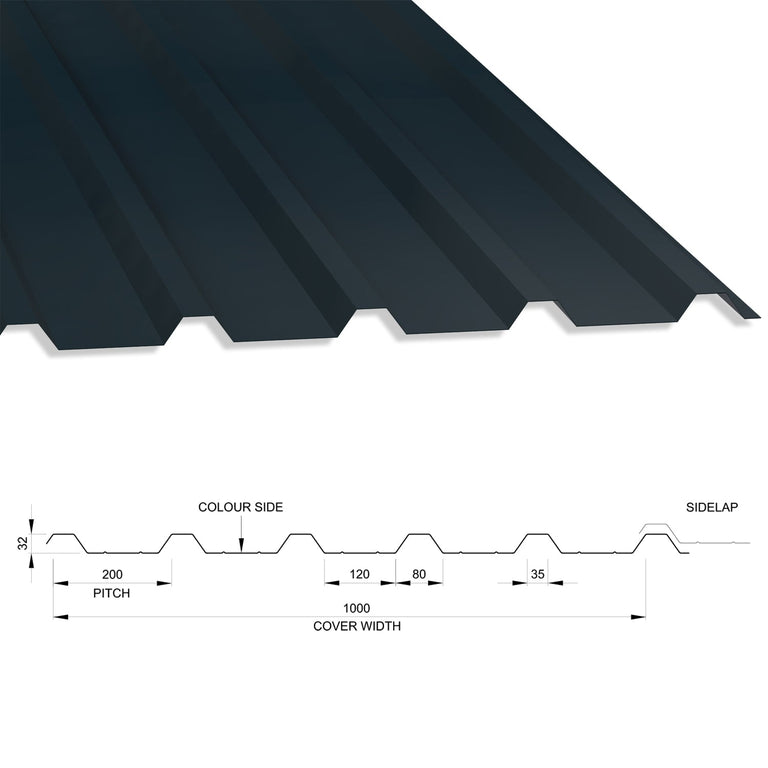 Anticon / Non-drip Wall & Anti Condensation Roofing Sheets - Colour Clad