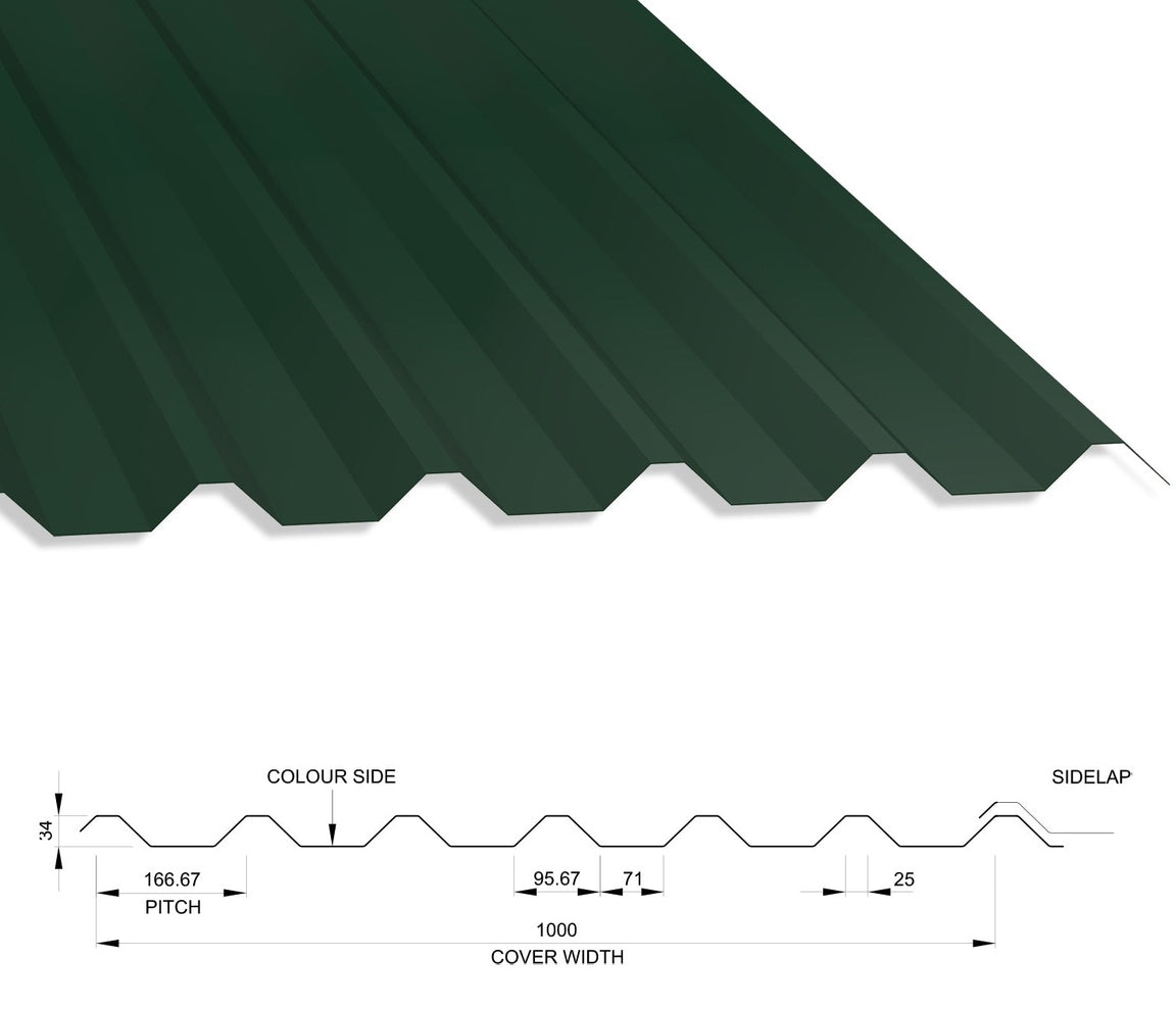 Anticon / Non-drip Wall & Anti Condensation Roofing Sheets - Colour Clad
